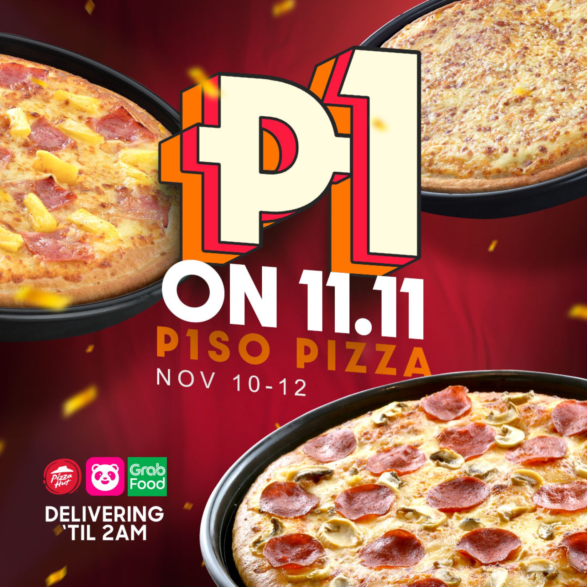 Pizza Hut 11.11 Piso Pizza Sale | Deals Pinoy